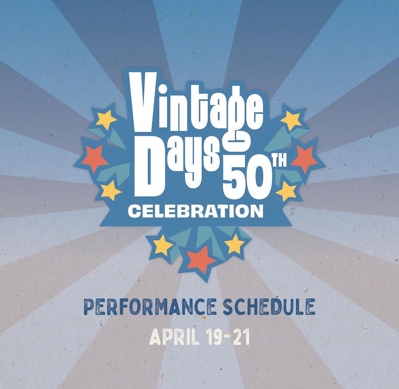 Annual Vintage Days celebrates its 50th Anniversary.